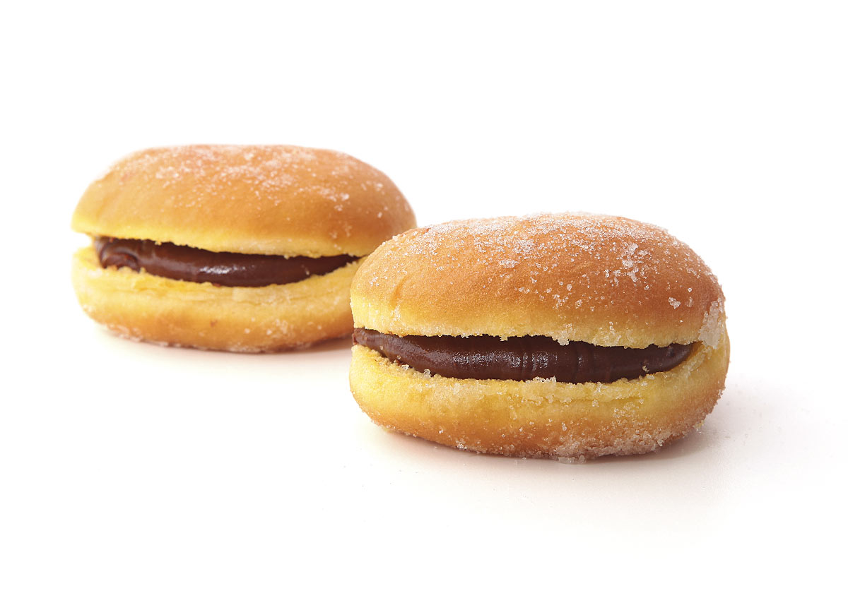 BOLA DE BERLIM COM CHOCOLATE – Nutriva